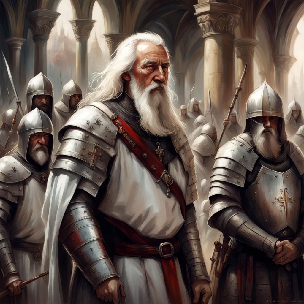 Grand Master Templar Jacques de Molay - AI Generated Artwork ...
