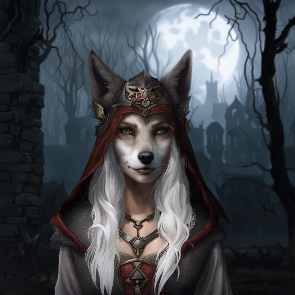 Never underestimate a she-wolf - AI Generated Artwork - NightCafe Creator