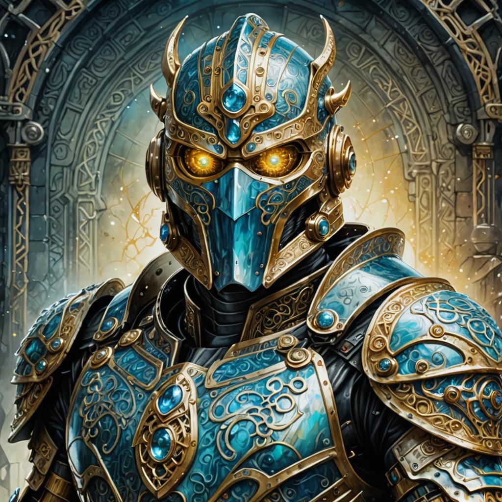 Cyberknight - AI Generated Artwork - NightCafe Creator