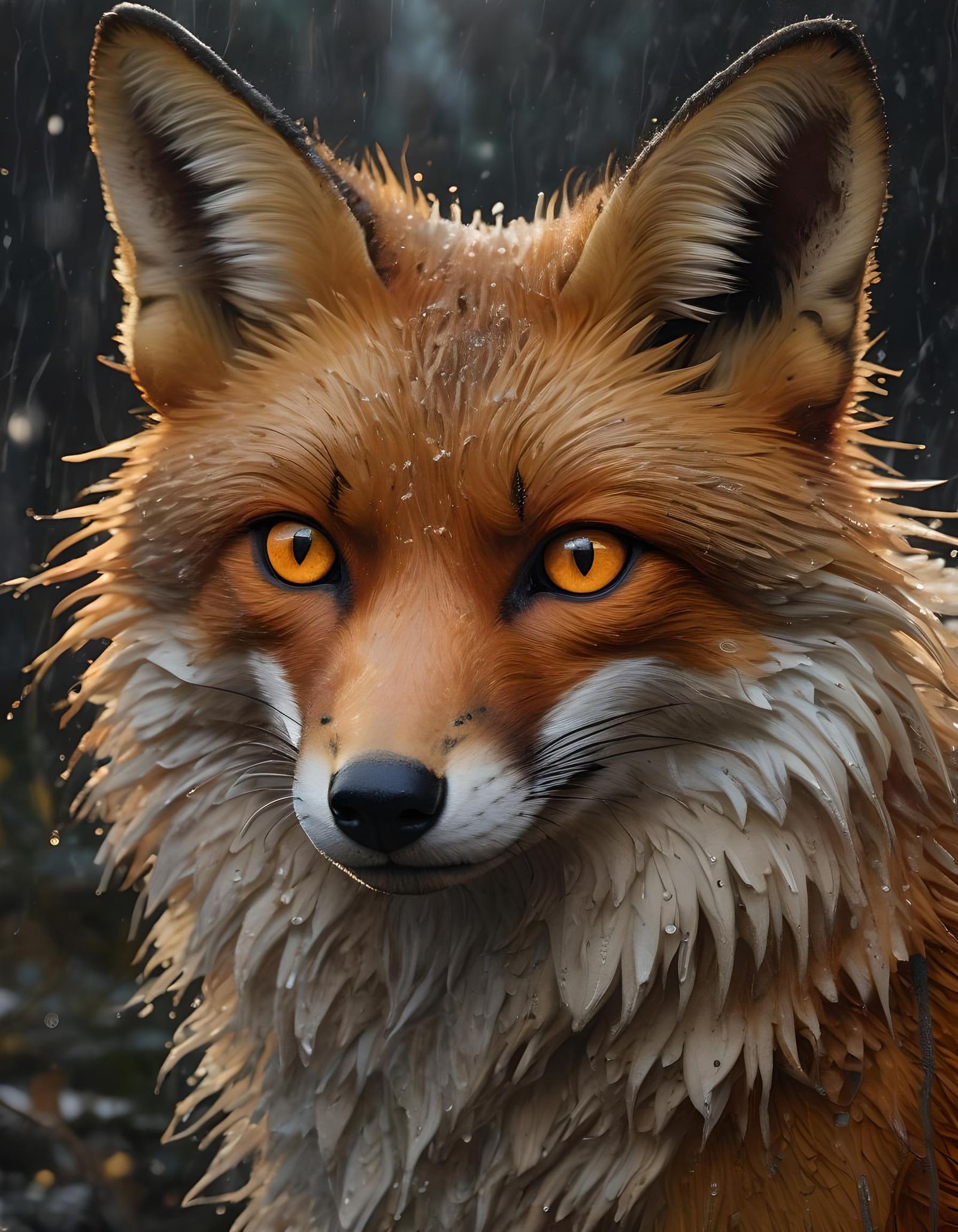 detailed Fox - AI Generated Artwork - NightCafe Creator