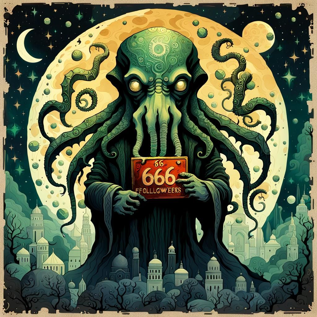 666 Followers - AI Generated Artwork - NightCafe Creator