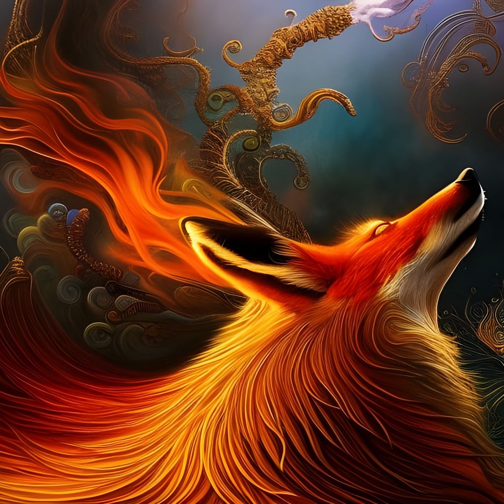 a fox dream - AI Generated Artwork - NightCafe Creator
