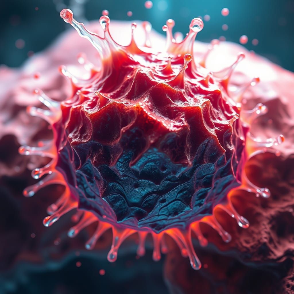 Granular Formation - Hyperrealistic Topographical Map of Hum...