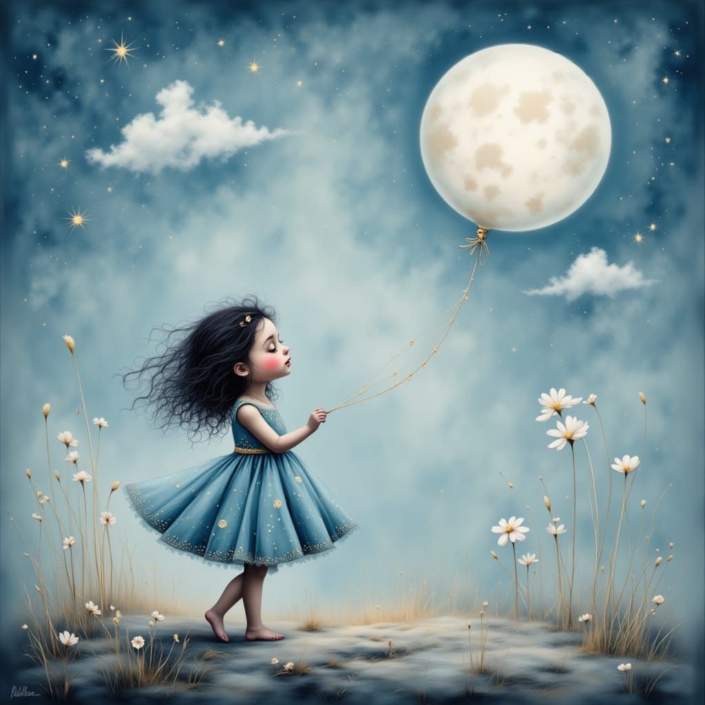 Catching the moon - Catching the moon