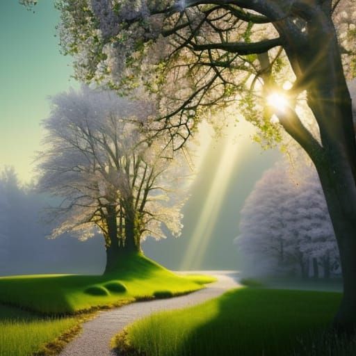 Buds of spring - AI Generated Artwork - NightCafe Creator