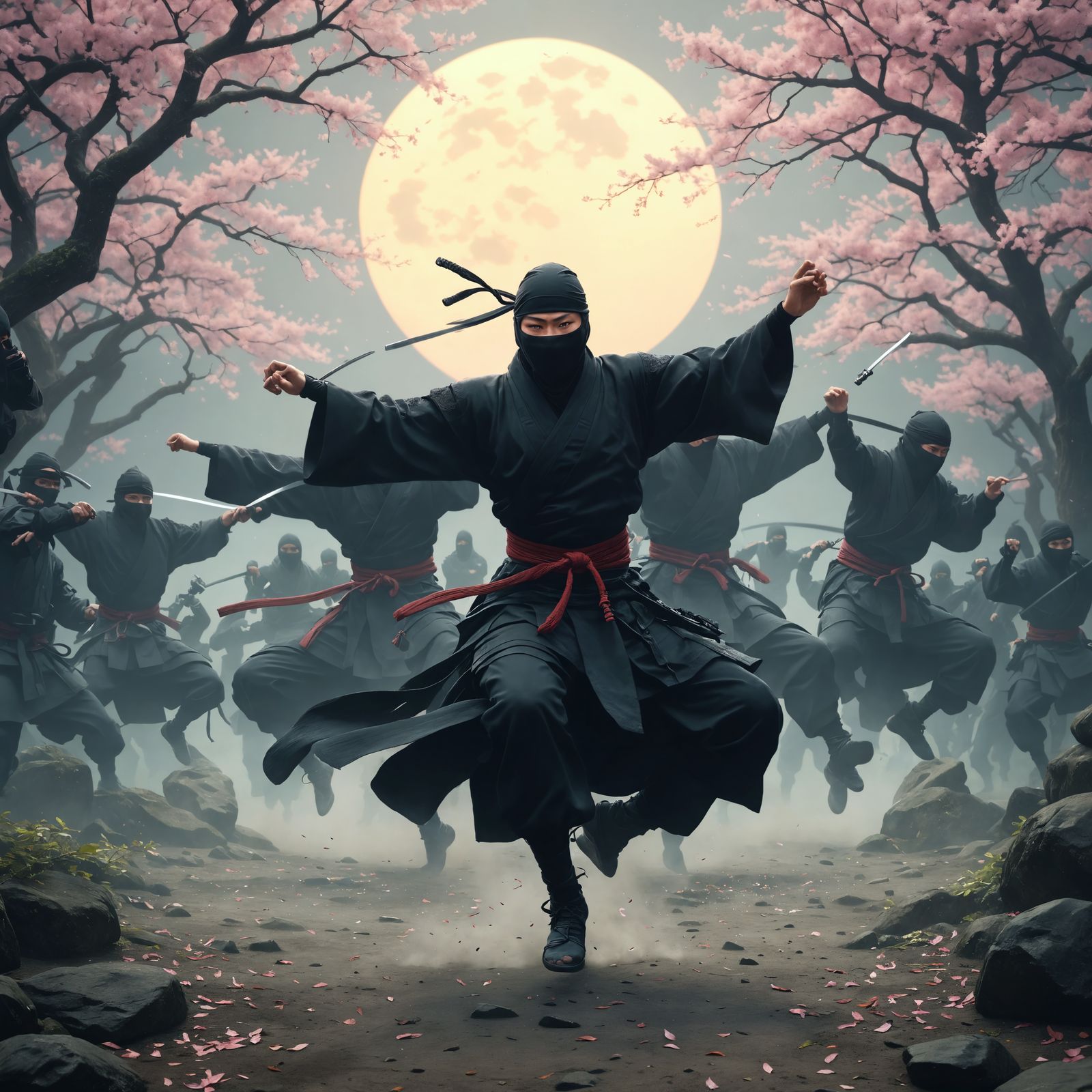 The Dance of the Ninjas - Ninjas Dance in Stealthy Harmony