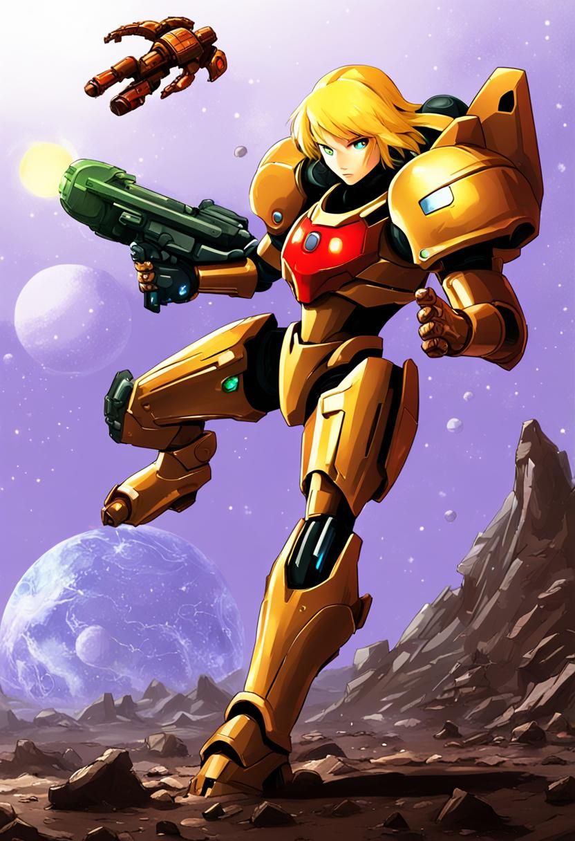 Samus Aran - AI Generated Artwork - NightCafe Creator