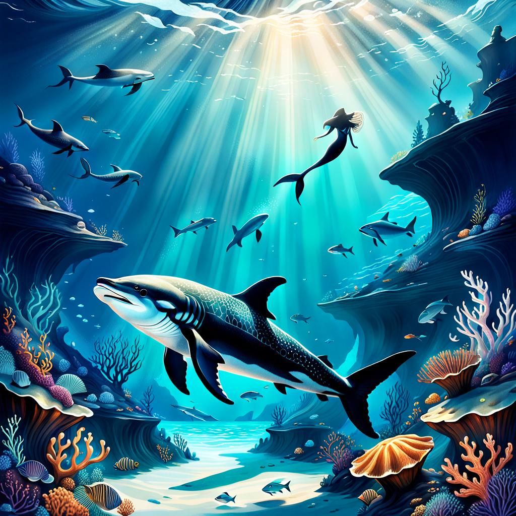 Sea Life - AI Generated Artwork - NightCafe Creator