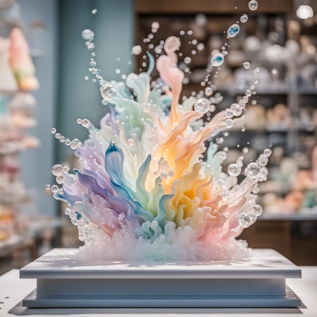 Pastel palette splash - AI Generated Artwork - NightCafe Creator