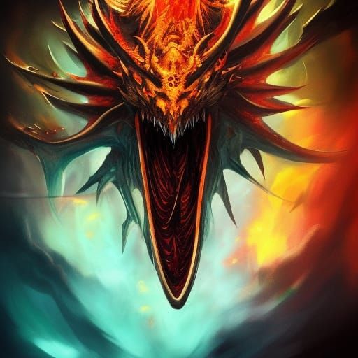 dragon of death - AI Generated Artwork - NightCafe Creator