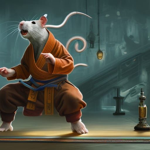 rat grandmaster - AI Generated Artwork - NightCafe Creator