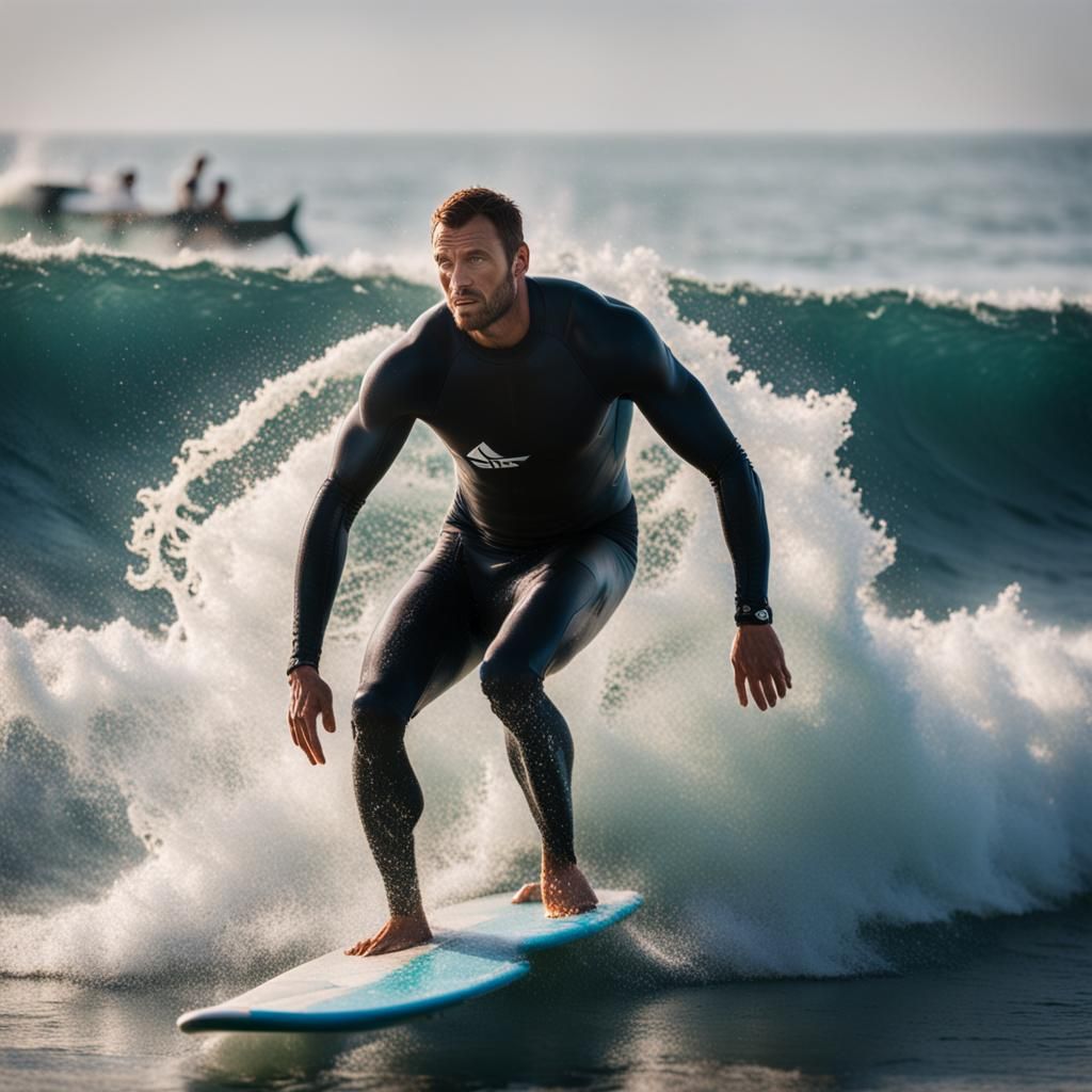 surfing - AI Generated Artwork - NightCafe Creator