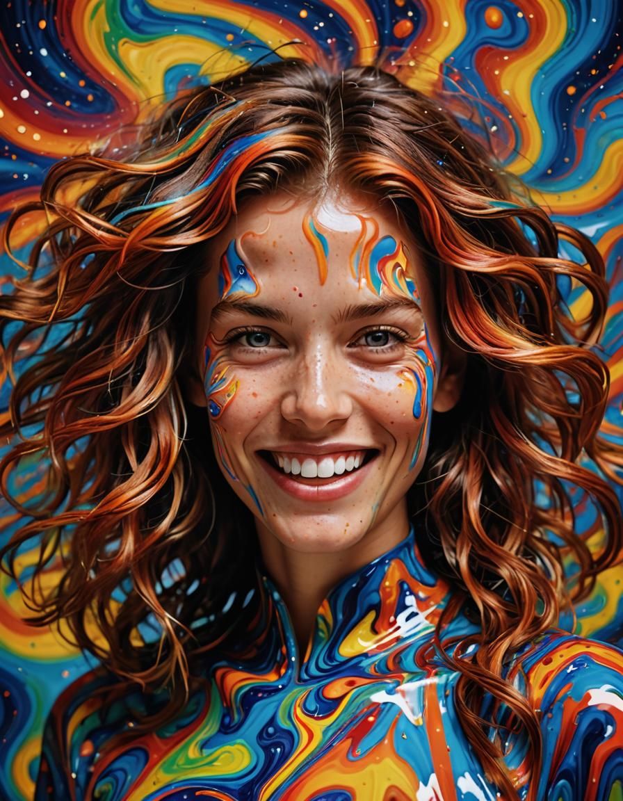 fractal portrait - AI Generated Artwork - NightCafe Creator