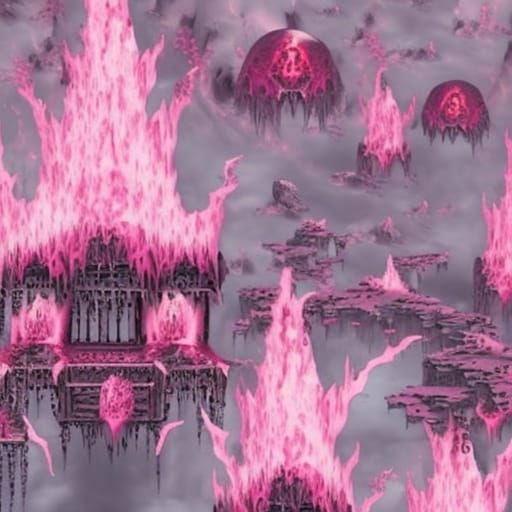pink hell - AI Generated Artwork - NightCafe Creator