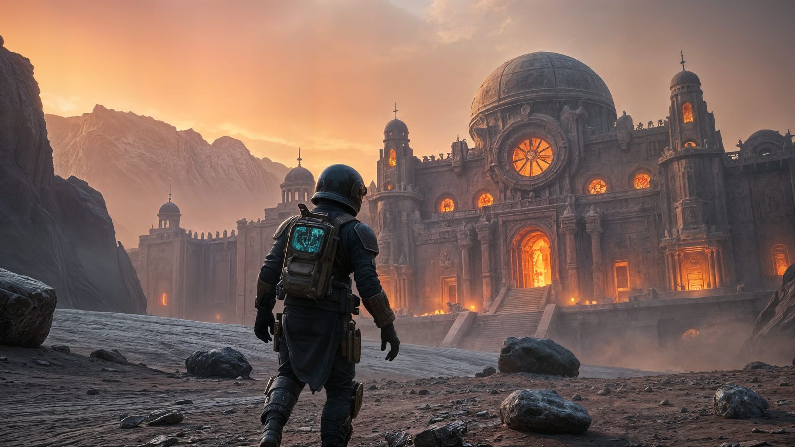 Out of Place - Ancient Alien Metropolis in Desolate Cosmos