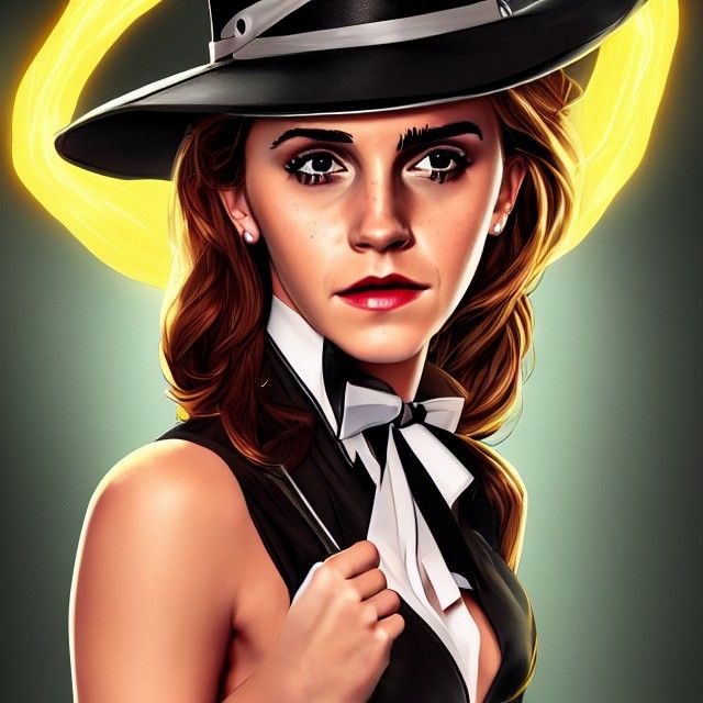 Emma Watson as Zatanna. - AI Generated Artwork - NightCafe Creator