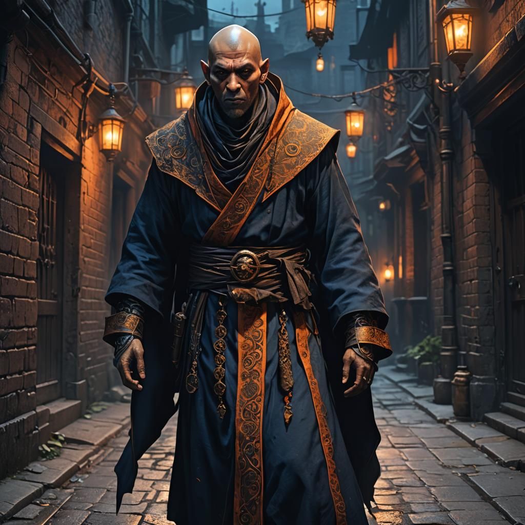 demonic monk in victorian england - AI Generated Artwork - NightCafe ...
