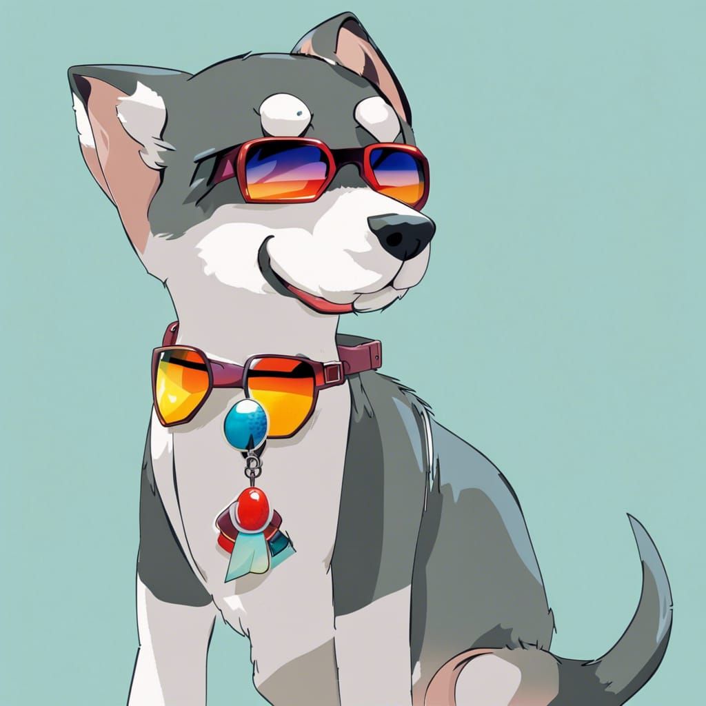 Cool dog - AI Generated Artwork - NightCafe Creator