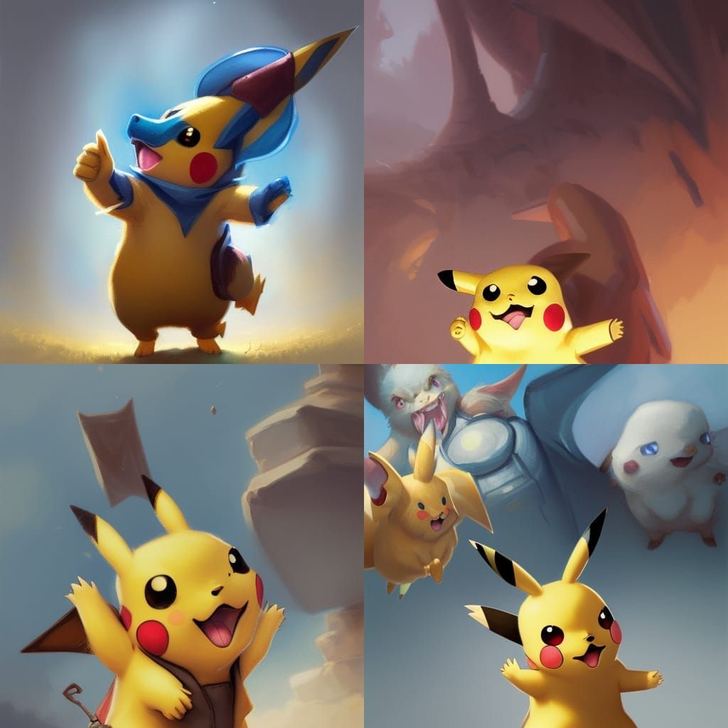 Pikachu - AI Generated Artwork - NightCafe Creator