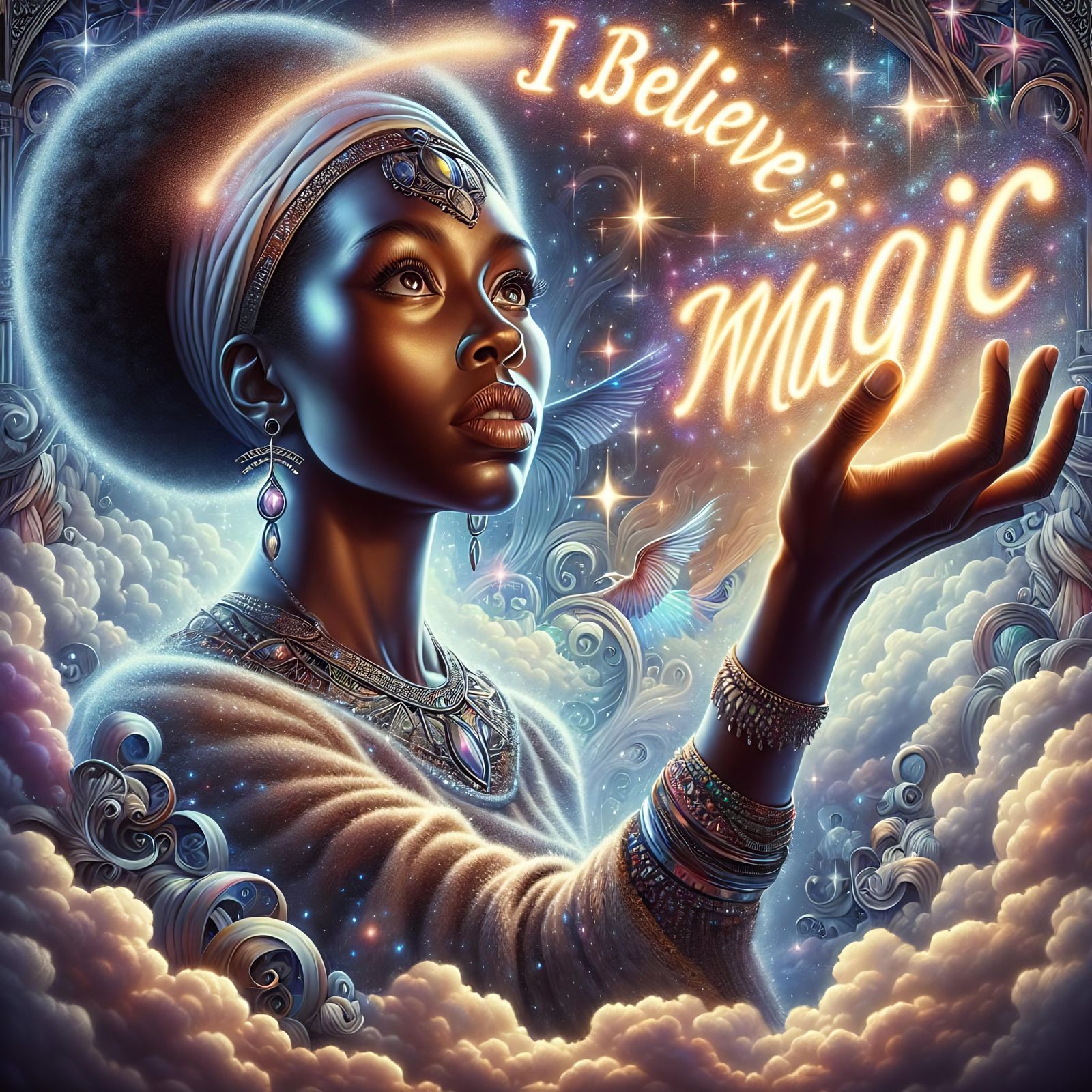 I Believe in Magic - AI Generated Artwork - NightCafe Creator