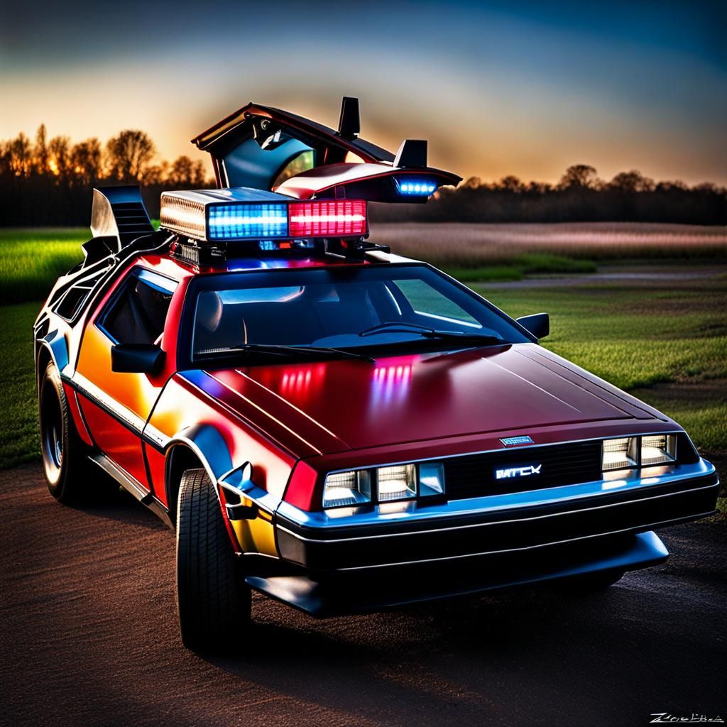 Redneck Back to the Future - AI Generated Artwork - NightCafe Creator
