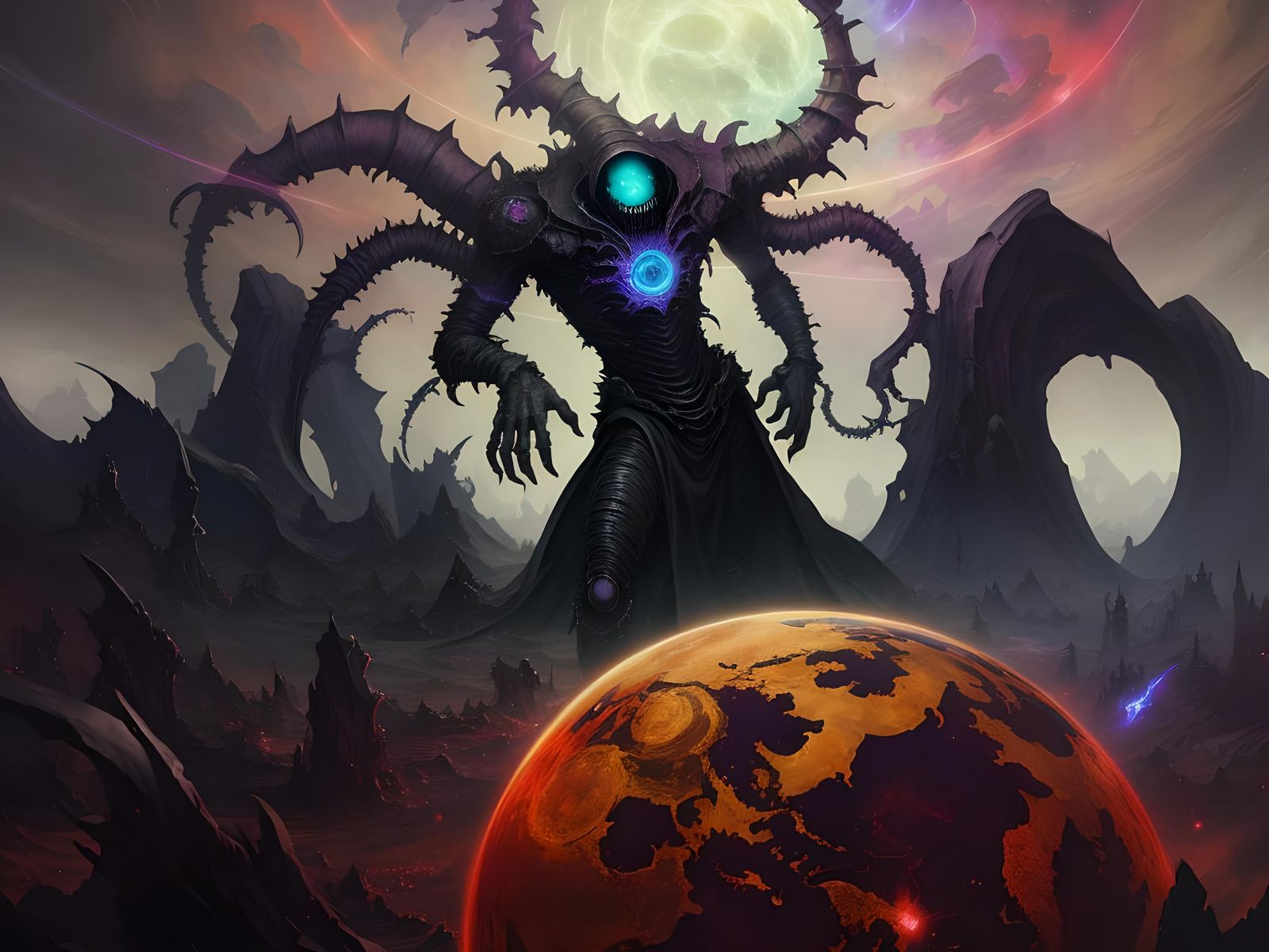 Master of the world's fates - AI Generated Artwork - NightCafe Creator