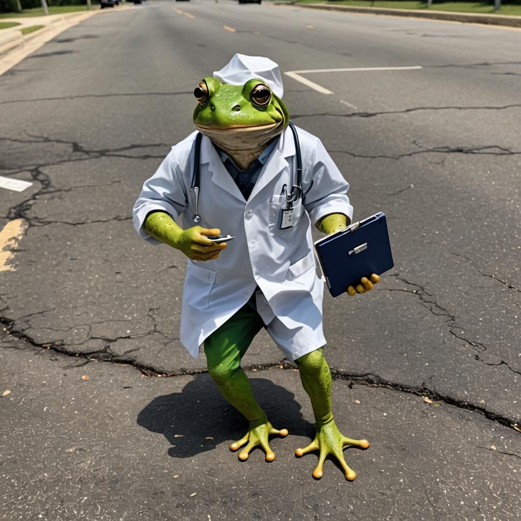 Toad Doctor - AI Generated Artwork - NightCafe Creator