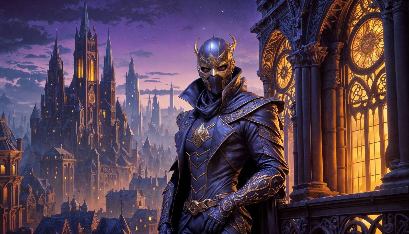 Victorian gothic superhero... - Gothic Superhero in Midnight...