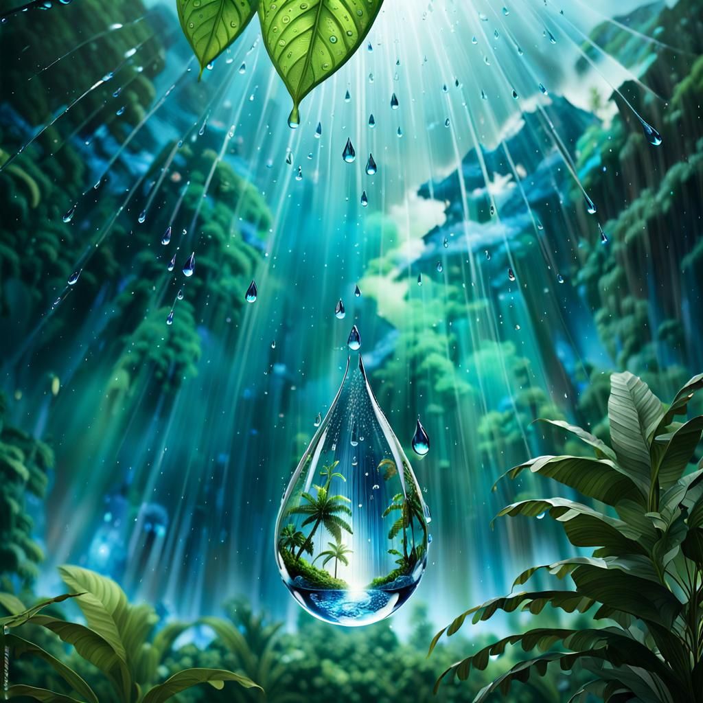 RAINDROP - AI Generated Artwork - NightCafe Creator