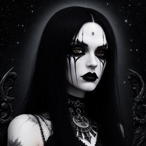 Goth/death (iii) - AI Generated Artwork - NightCafe Creator