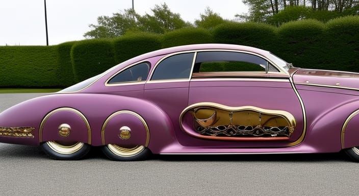 Very odd car. - AI Generated Artwork - NightCafe Creator