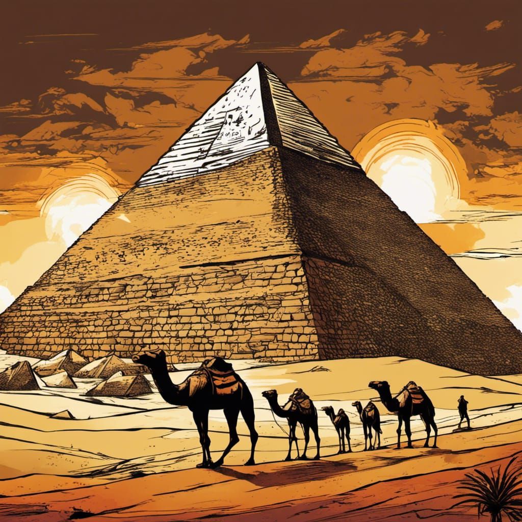 The Great Pyramid - AI Generated Artwork - NightCafe Creator