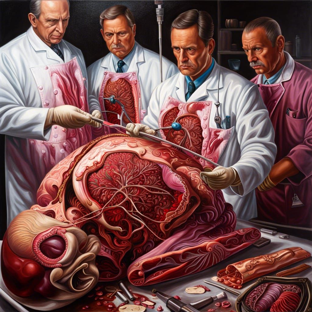 Alien Autopsy - AI Generated Artwork - NightCafe Creator