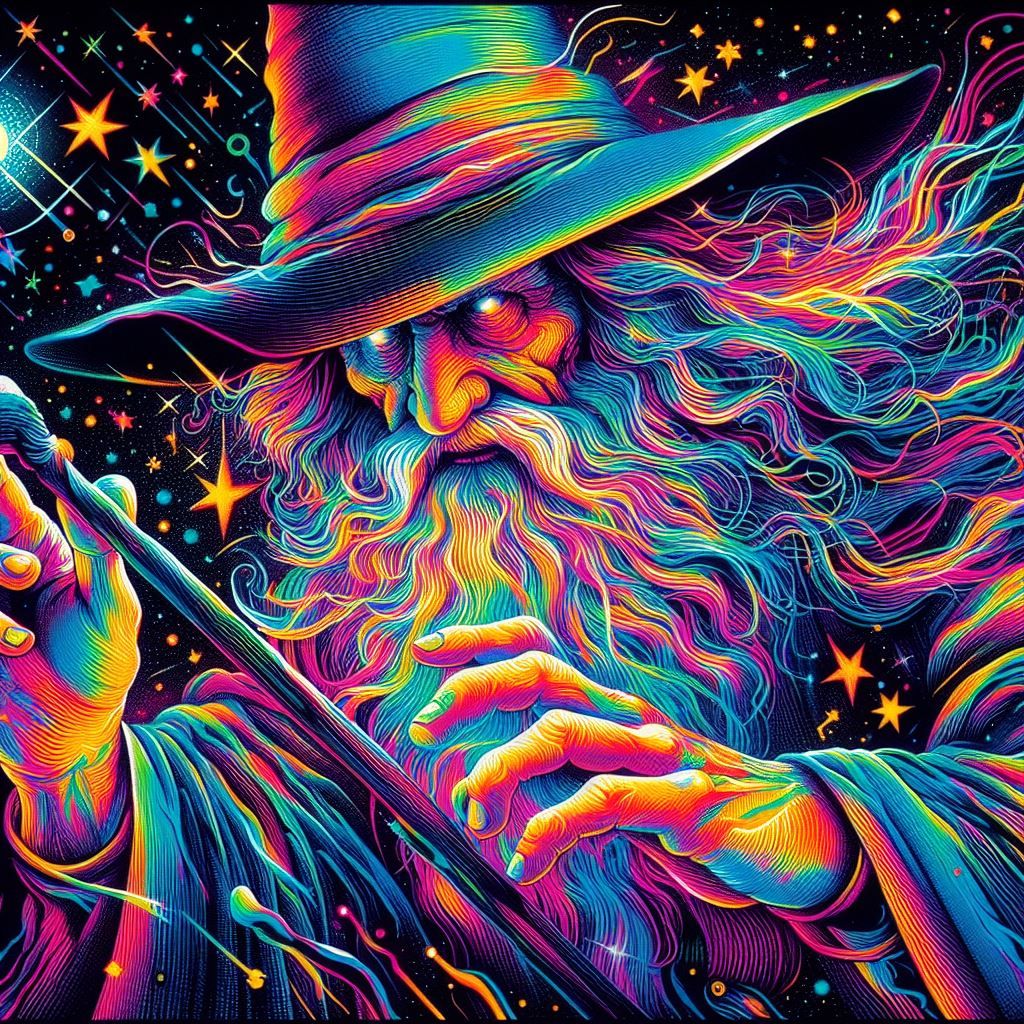 the wizard of the universe - AI Generated Artwork - NightCafe Creator