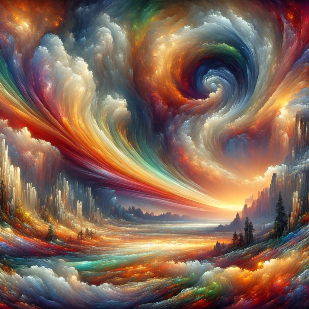 The Ice Wind Of Bifrost - AI Generated Artwork - NightCafe Creator