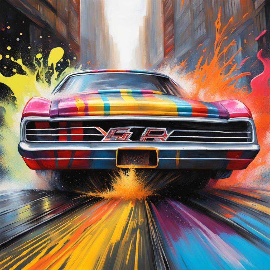 Drag Racing - AI Generated Artwork - NightCafe Creator