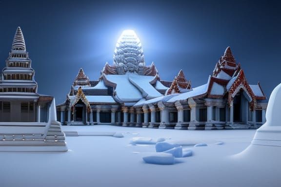 Angkor Wat: Winter has Come. : r/nightcafe