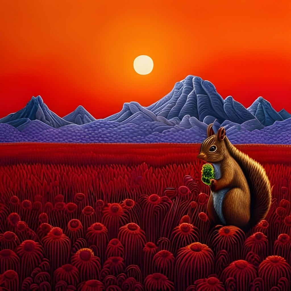 Alien Squirrel - AI Generated Artwork - NightCafe Creator