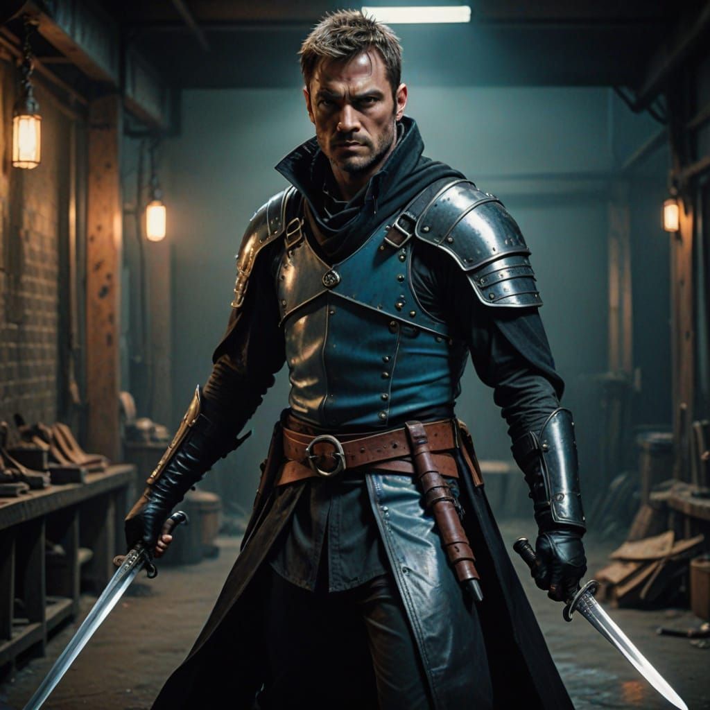 The Bladedancer - Gorgeous Warrior in Tattered Armor