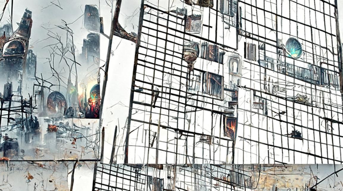 the colourful dying world, by Roberto Aizenberg, Zdzisław Beksiński ...