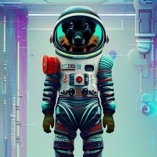 Space Doggo - AI Generated Artwork - NightCafe Creator