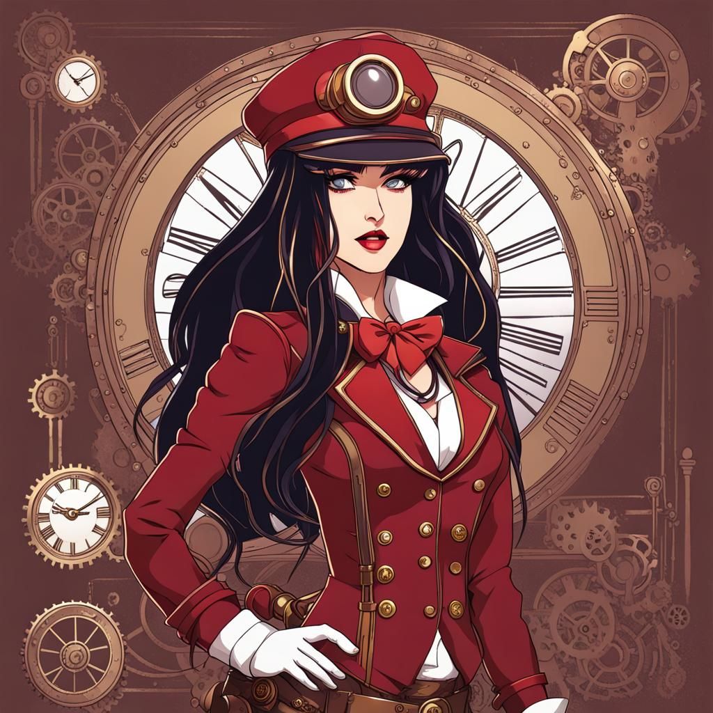 Steampunk Sailor Mars - AI Generated Artwork - NightCafe Creator