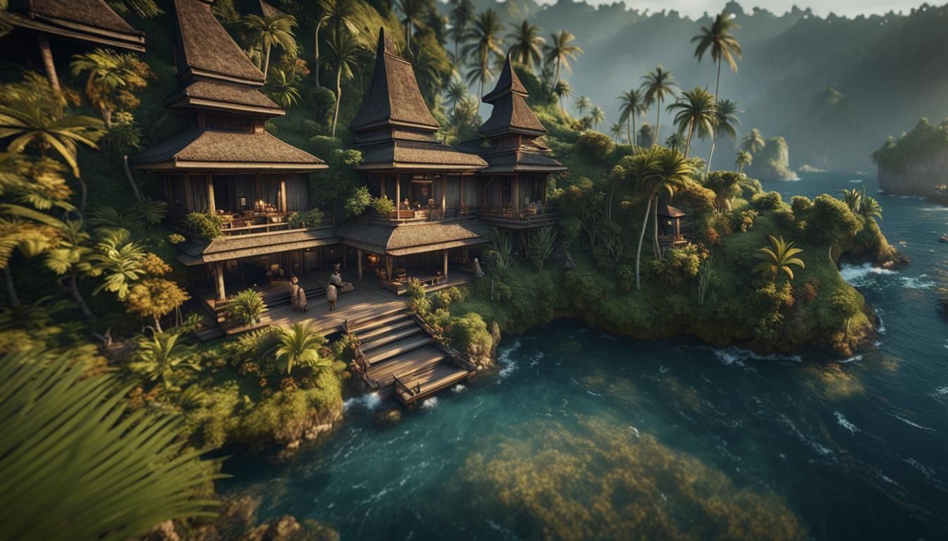 The beauty of Bali Island - AI Generated Artwork - NightCafe Creator