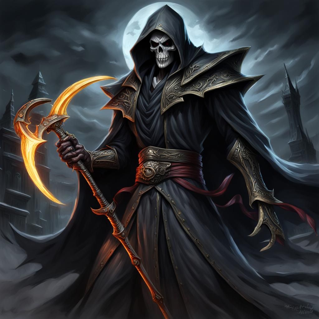 Grimm reaper - AI Generated Artwork - NightCafe Creator
