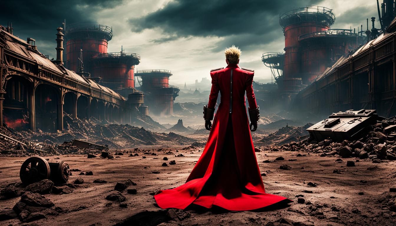 Vash The Stampede. - AI Generated Artwork - NightCafe Creator