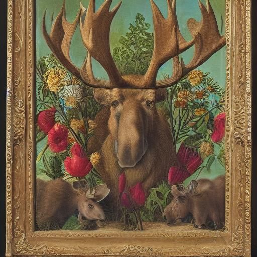 Moose, mouse and moorhouse Masterpiece by Jan van Eyck and Frans ...