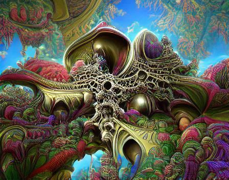 Fractal brain maze - AI Generated Artwork - NightCafe Creator