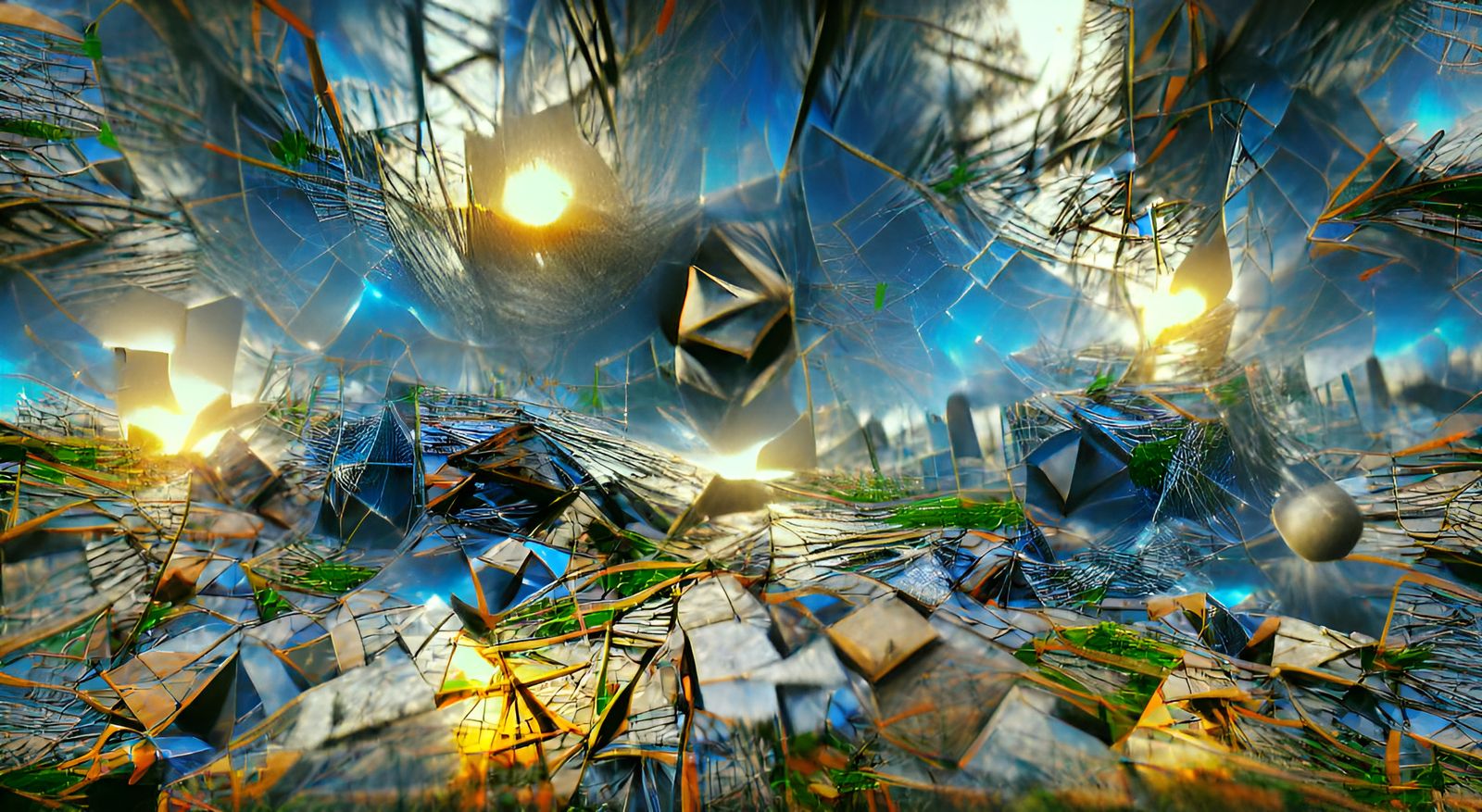 The fractured multiverse. - AI Generated Artwork - NightCafe Creator