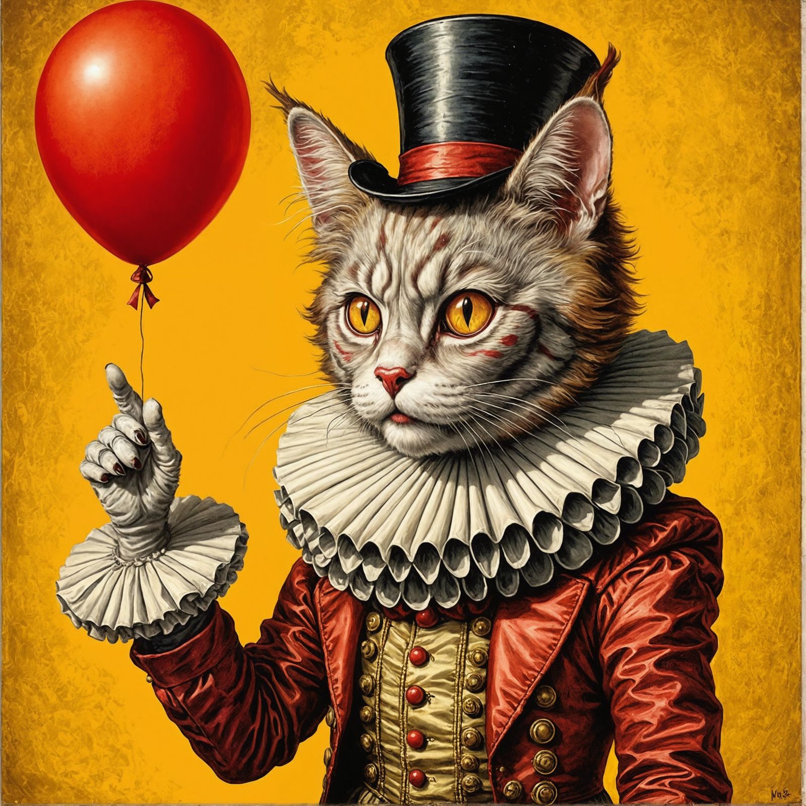 The "IT" Cat - AI Generated Artwork - NightCafe Creator