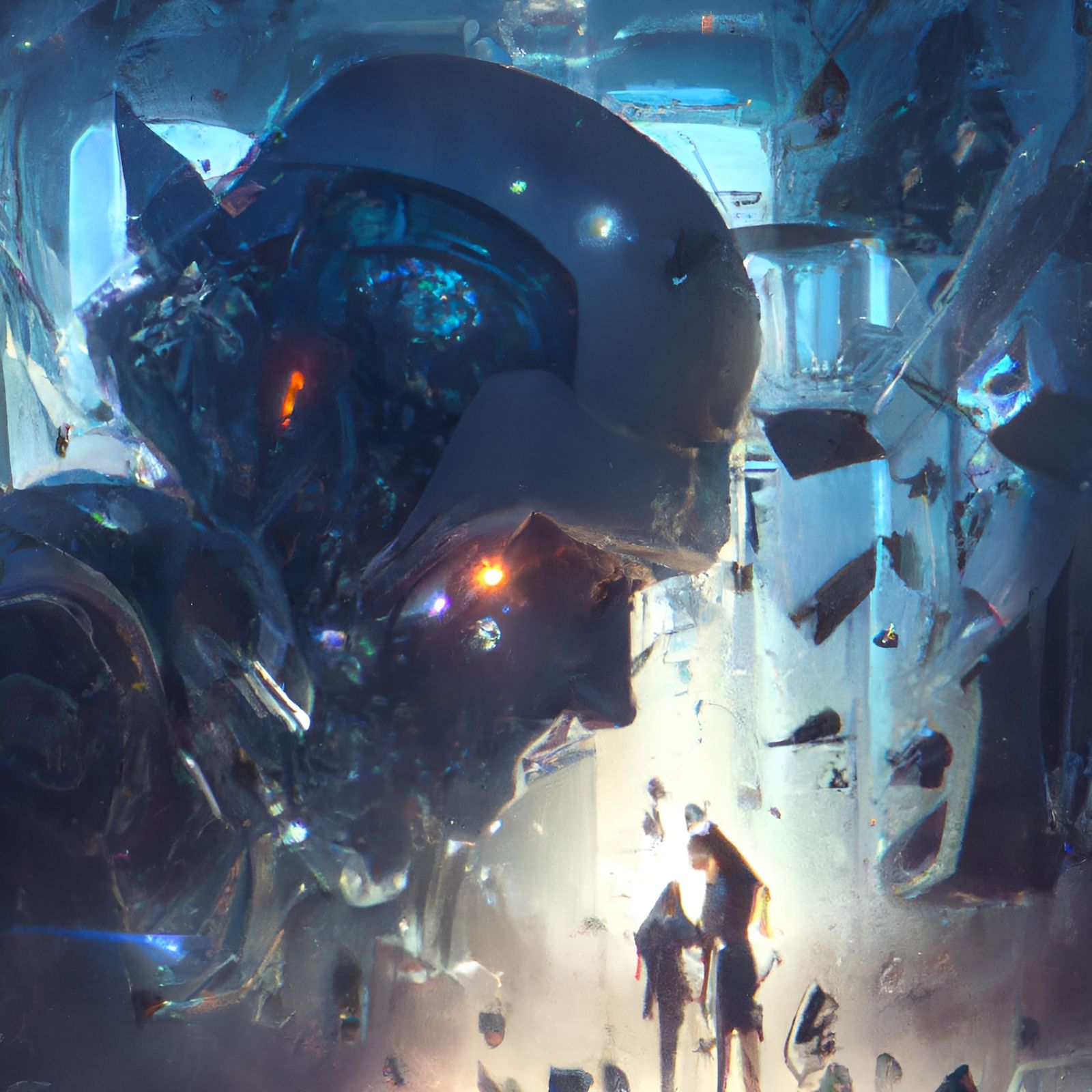 Cybernetic mind, fantasy, magic, digital art by WLOP and Artgerm ...